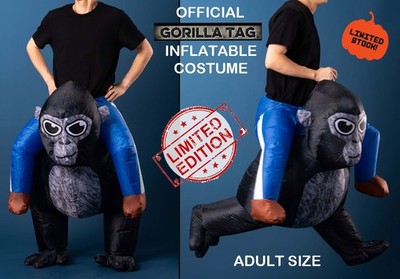 ADULT Official GORILLA TAG Monke Inflatable Halloween Costume Cosplay ...