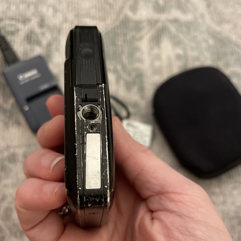 Canon Digital IXUS 100 IS Camera With Charger And Spare Batteries | eBay UK