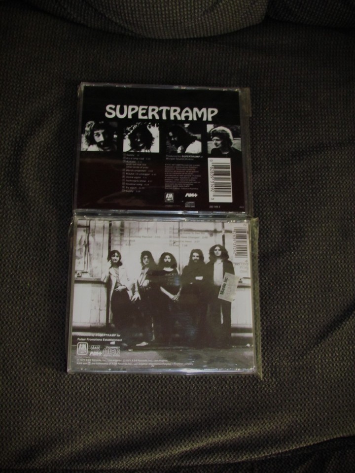 Supertramp Lot of 2 A&M CDs Indelibly Stamped & Supertramp 1971/1977 ...