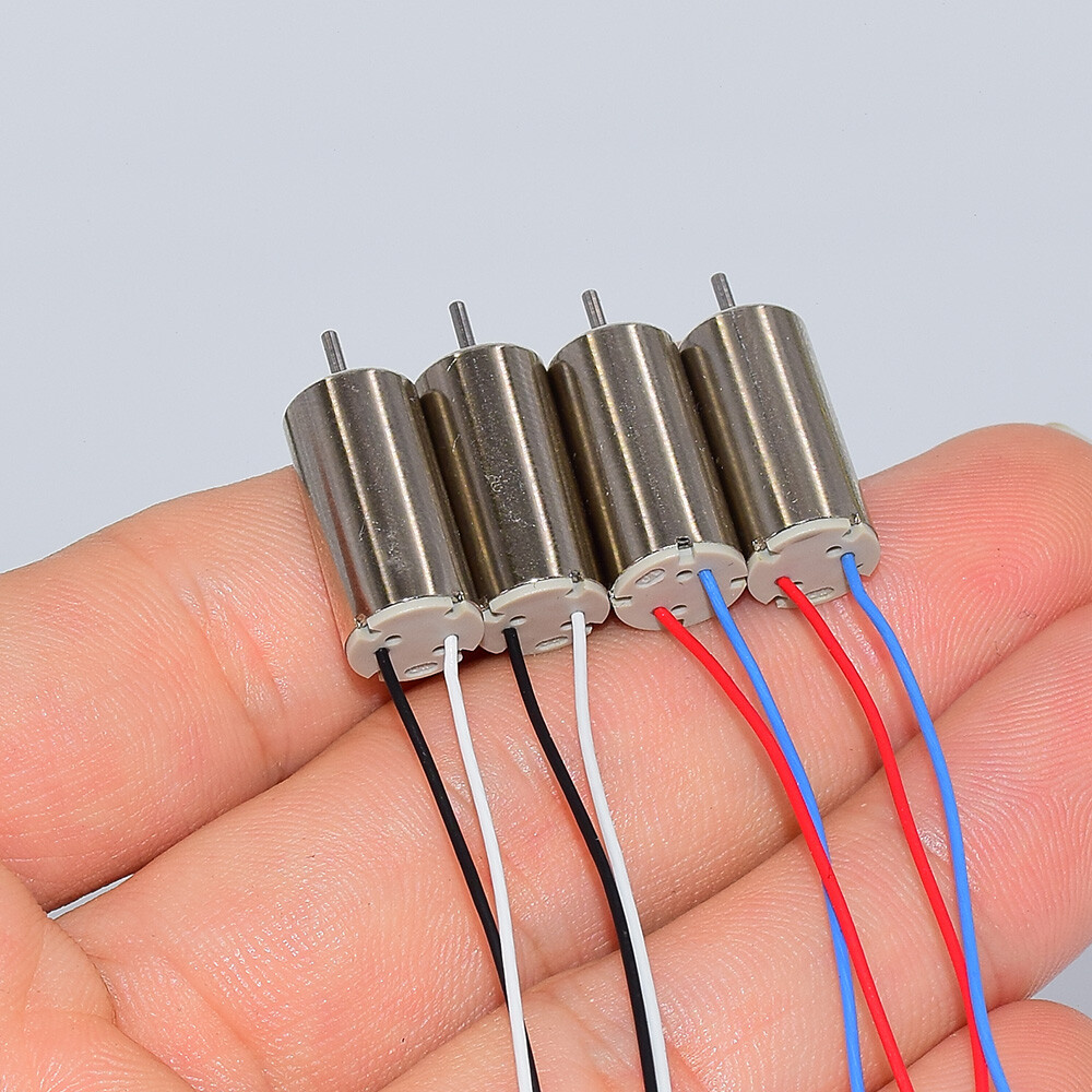 2PCS 8mm*16mm DC 3.7V 66500RPM High Speed Micro CW CCW Coreless Motor ...