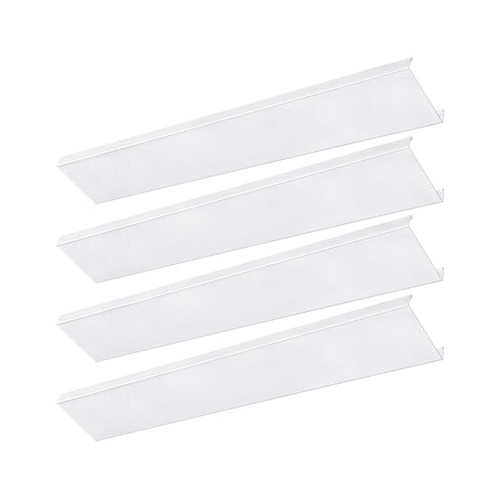 48" Fluorescent Lens Replacement, Durable Acrylic, Snap,On Install, 4 ...