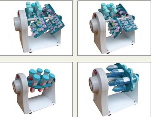 New Lab Compact Tube Mixer 4D rotating mixing apparatus swing Rocker ...