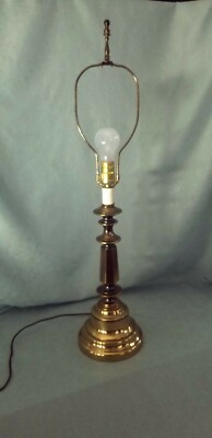 Vintage Berger Brass Table Lamp, 31 in tall | eBay