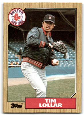 1987 Topps Tim Lollar b Boston Red Sox #396 | eBay