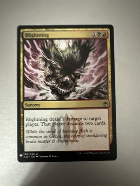 MTG Blightning Mystery Booster - Masters 25 198/249 Regular Uncommon ...