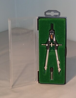 Vintage Helix Bow Compass Drafting Drawing Precision Tool With Case w ...