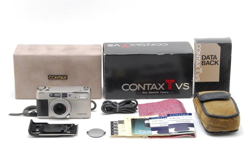 [Near MINT w/DATA BACK＆Box] Contax Tvs Point & Shoot 35mm Film Camera ...