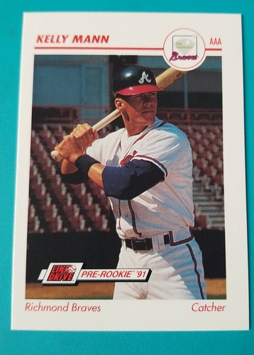1991 Line Drive Pre-Rookie AAA #434 Kelly Mann Richmond Braves Baseball ...