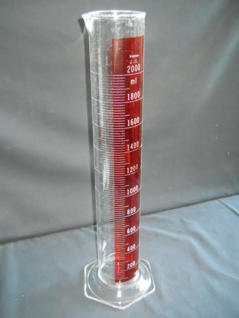 Kimax Class B 2000ml 2l Graduated Cylinder 20024 for sale online | eBay