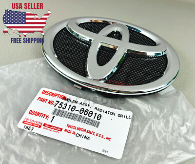 75310-06010 Genuine OEM Toyota Front Grill Emblem Badge 14-17 Camry 13 ...