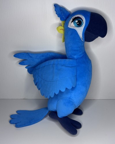 Rio 2 Movie Jewel 12" Plush Stuffed Blue Macaw Doll RARE! 2010 BLUE SKY ...