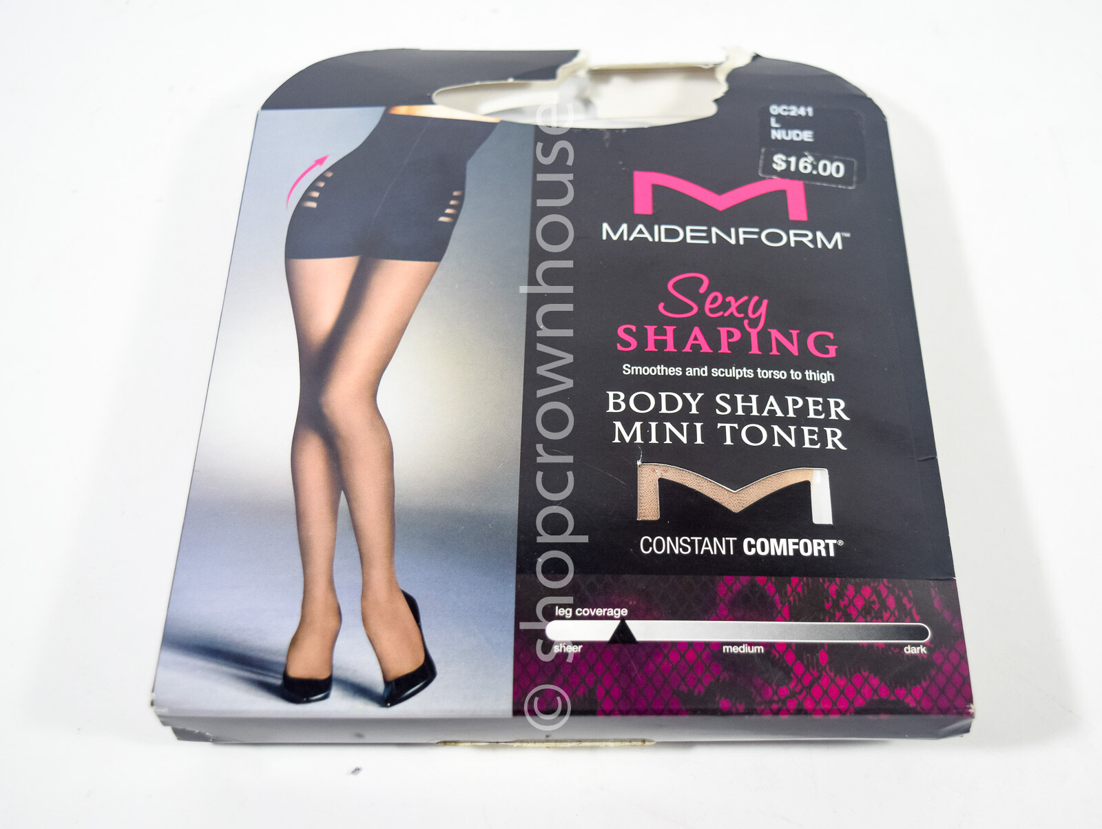Maidenform Sexy Shaping Body Shaper Mini Toner Women's Pantyhose NUDE ...