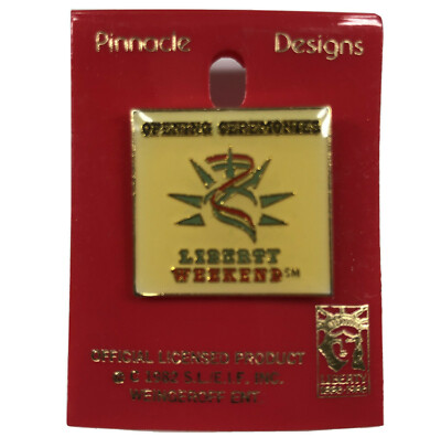 Vintage Opening Ceremonies Liberty Weekend Pin Statue of Liberty New ...