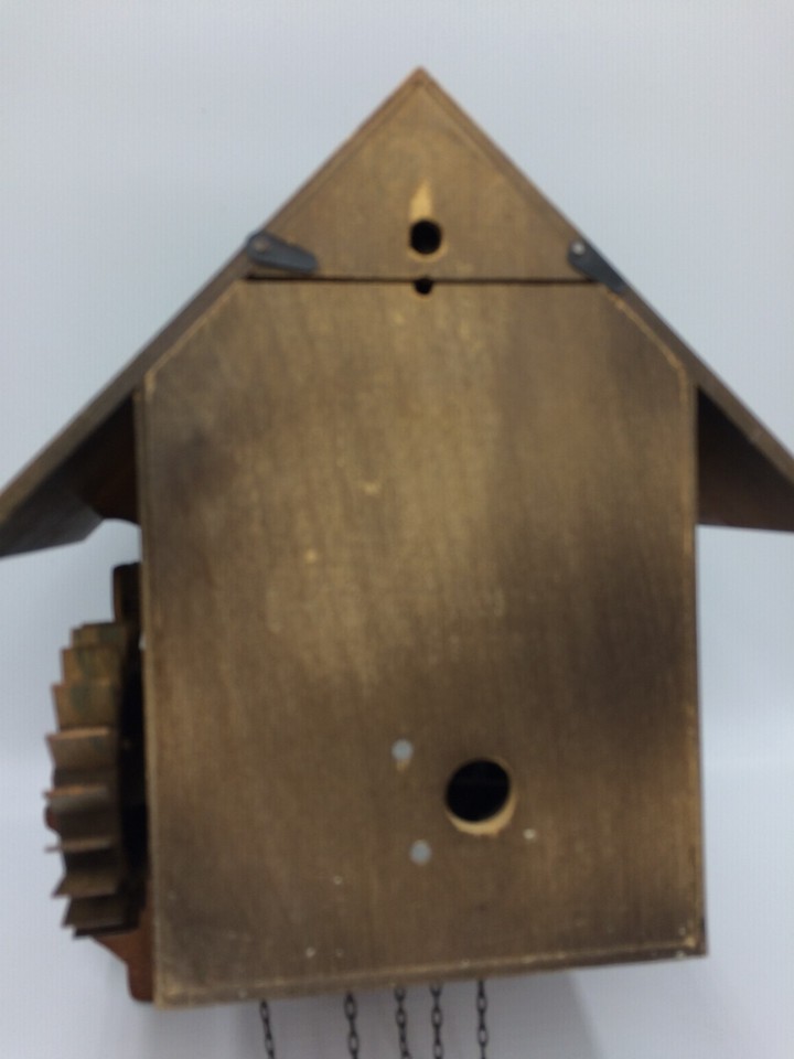 Early Sawmill Wooden Germany VTG Cuckoo Clock,Water Wheel,Music Box ...