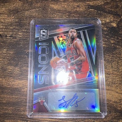 Jalen Rose Autographed Spectra Card #5 Chicago Bulls 2018-19 Sports ...