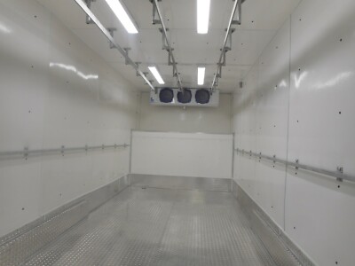 MEAT RAIL TRAILER FREEZER OR COOLER / SLAUGHTER REFRIGERATED GOOSENECK ...