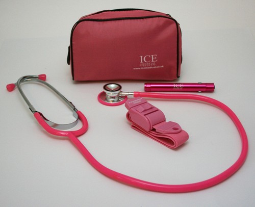 New PINK Tourniquet, LED Penlight and Stethoscope Set | eBay UK