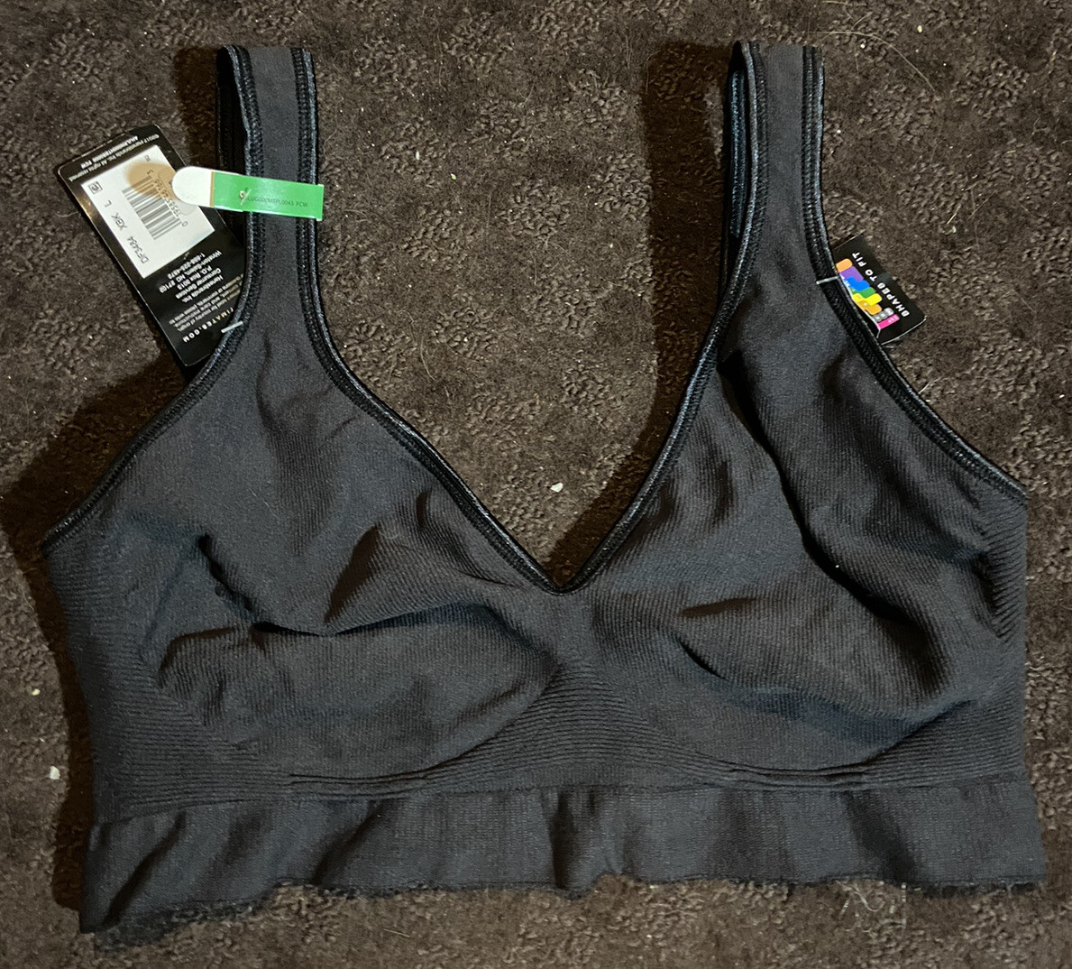 Bali 3484 Comfort Revolution 1 Flexible Wire Size L Large Bra Black for ...