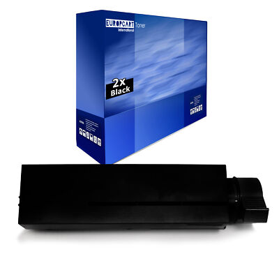 2x Europcart Toner für OKI B-430-D B-410-DN MB-470 B-440-DN MB-460-L B ...