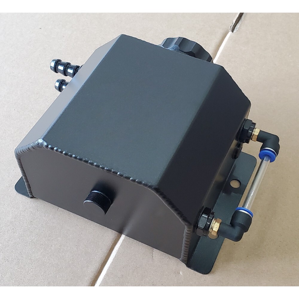 1L Universal Aluminum Car Radiator Coolant Overflow Tank Water Cooling ...