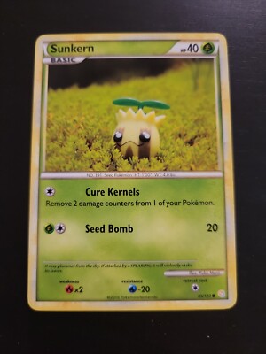 Pokemon Card 2010 HeartGold SoulSilver - Sunkern 85/123 | eBay