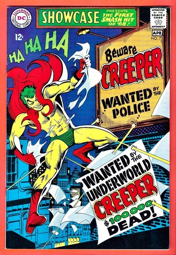 Showcase #73 DC Comics 1973 Steve Ditko - 1st Appearance Of The Creeper ...