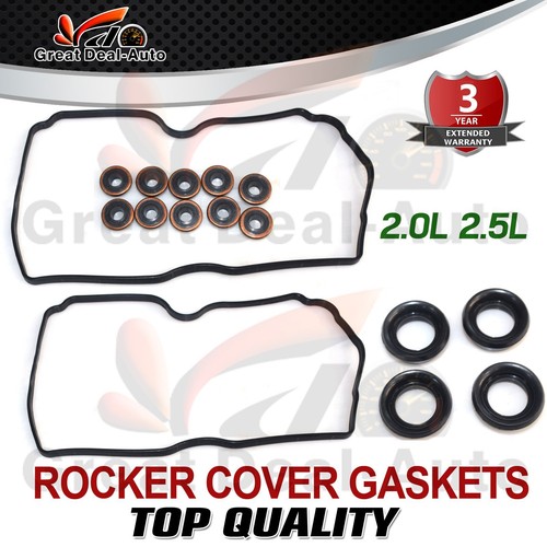 ROCKER COVER GASKET SET for Subaru Forester SG9 EJ251 2002-05 SOHC 16V ...