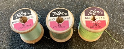 3 Wooden Spools Talon Sewing Thread | eBay