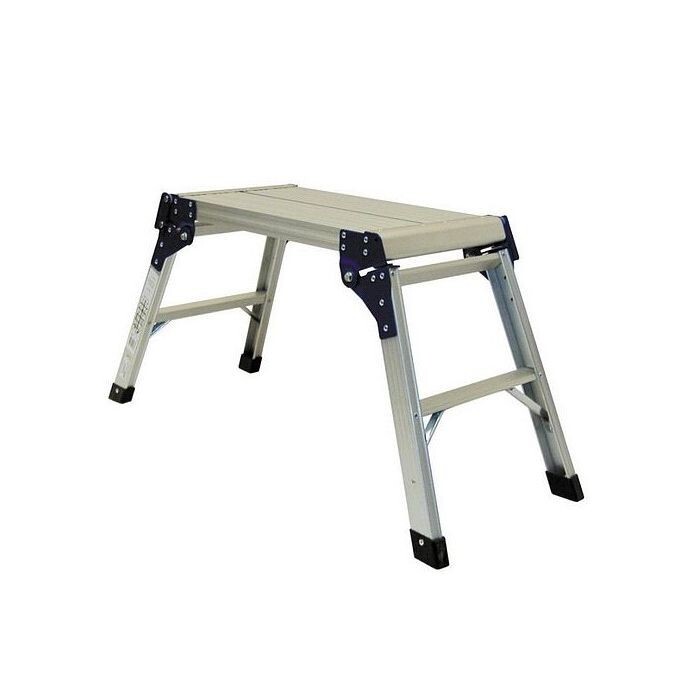 Step Ladder with Platform - 150KG Folding Builders Hop Up Work Bench ...