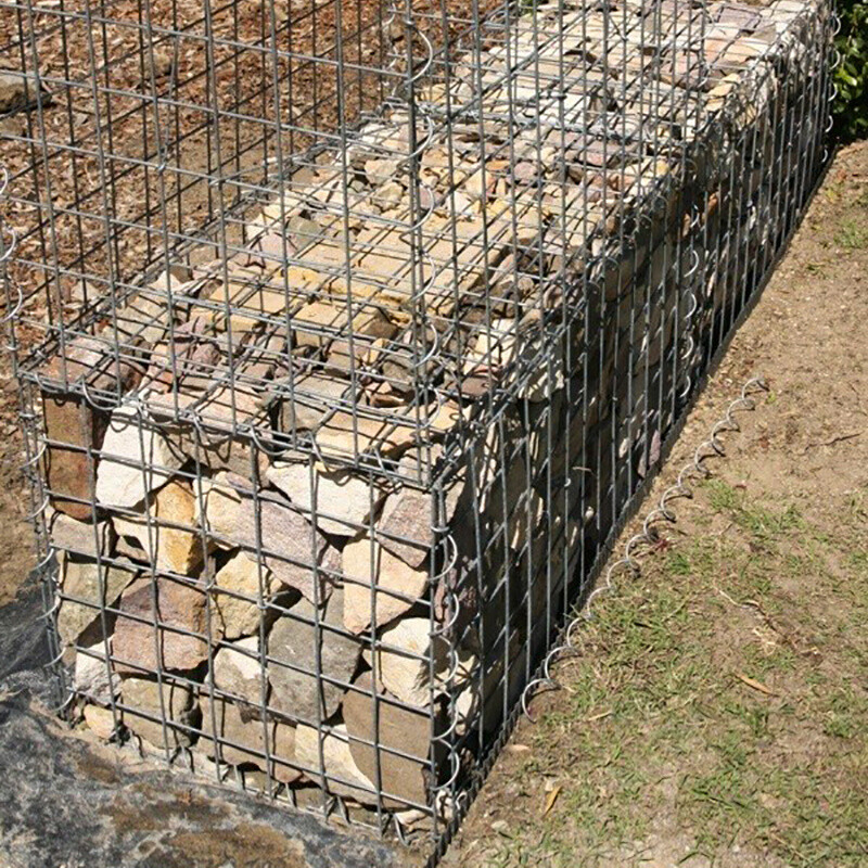 Gabion Basket Wire Stone Retaining Cage for Garden Landscape Wall ...