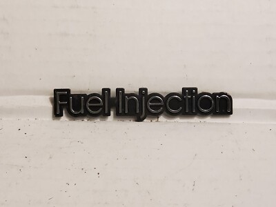 1985-1990 Oldsmobile 98 Ninety Eight "FUEL INJECTED" Trunk Lid Emblem ...