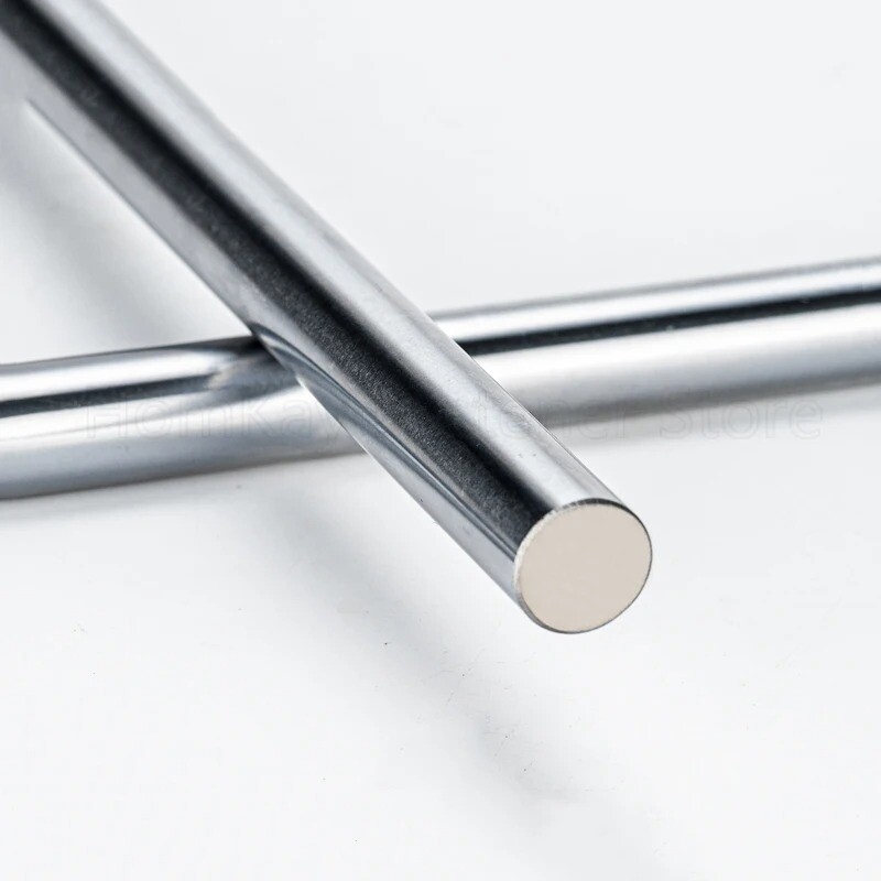 Ø 4-50mm Smooth Chromed Steel Linear shaft Round bar Rail slide Rod ...
