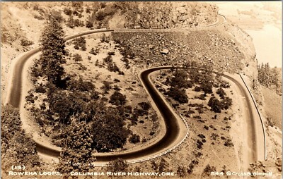 Rowena Loops Columbia River Highway Oregon RPPC | eBay