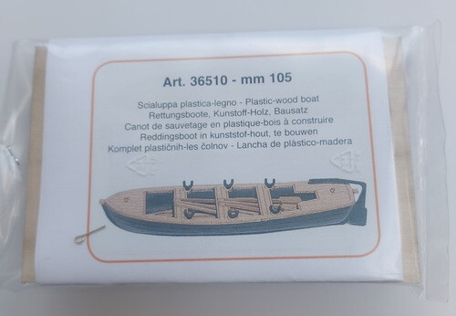 Mantua Model Art. 36510 - Wooden And Plastic Lifeboat To Assemble - 105 ...