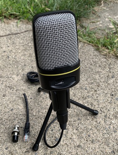 W2ENY Mini Studio Desk Mic for Icom Kenwood Yaesu Xiegu Flex SBITX ...