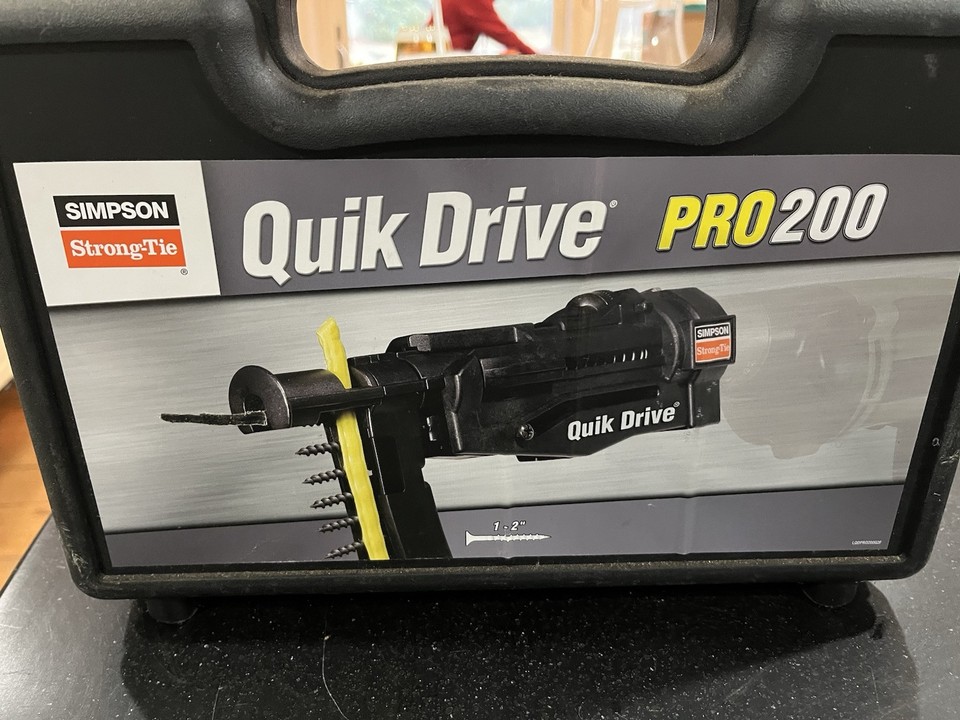 Simpson Strong-Tie Quik Drive Pro200 QDPRO200G2 Attachment w/ drill ...