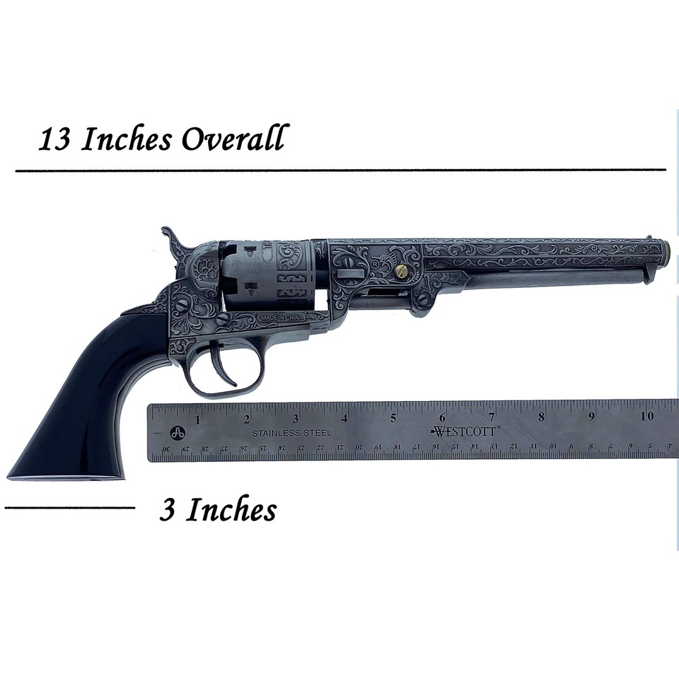 PS US Decorative Western Style Navy Revolver for Displays Costumes and ...
