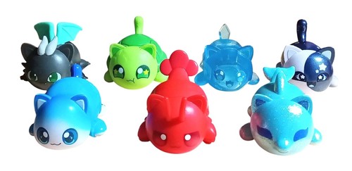 Lot of 7 Aphmau Mystery MeeMeows Surprise Rare Collectible Small Vinyl ...