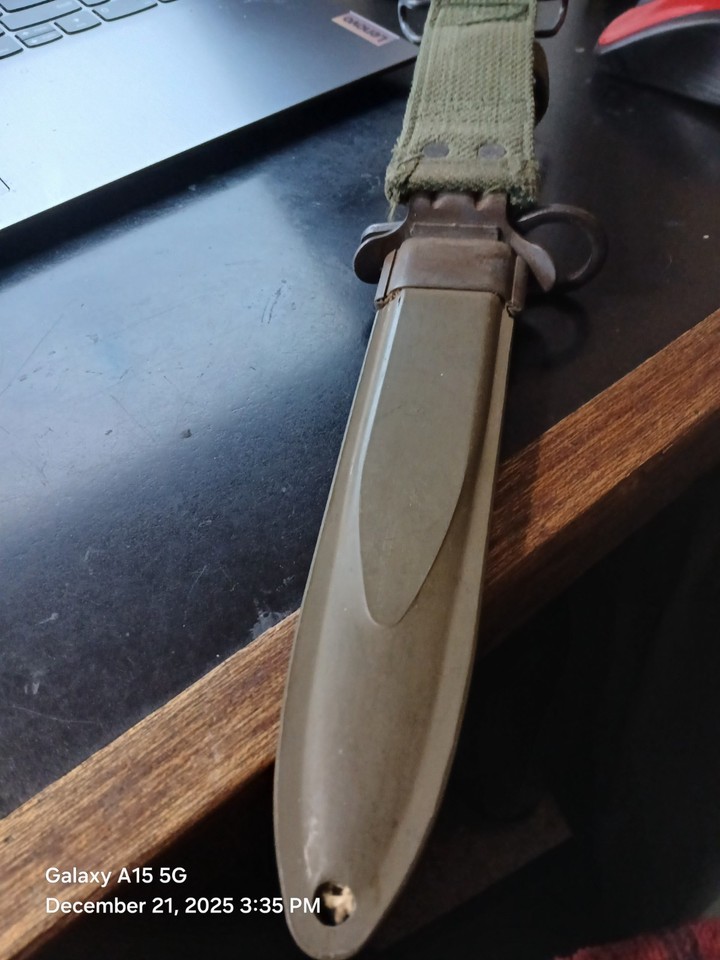 Vietnam Era M7 Bayonet BOC W/M8A1 Scabbard EXCELLENT! | eBay