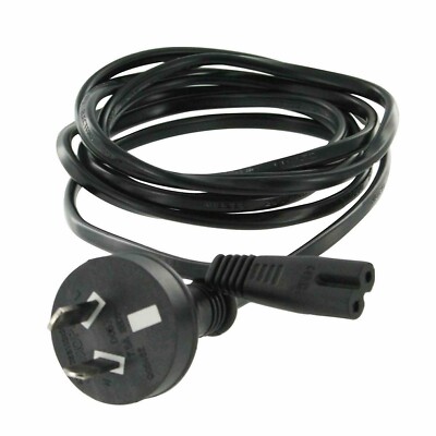 170 CM Power Lead Cord Cable AU 2-Pin to Figure 8 Plug 240V 7.5A IEC-C7 ...