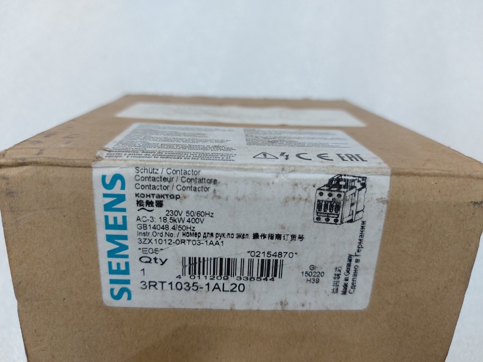 1PC New Siemens 3RT1035-1AL20 Contactor 3RT10351AL20 | eBay