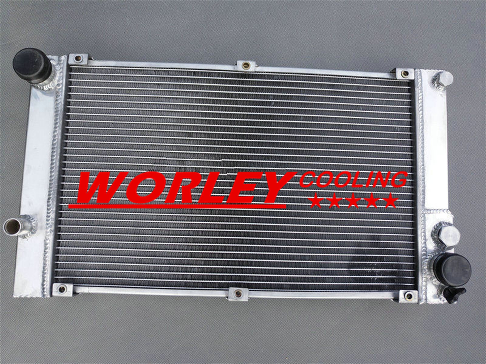 H=13.4" Aluminum Radiator For Porsche 924S 1987 1988 2ROW Non Turbo ...