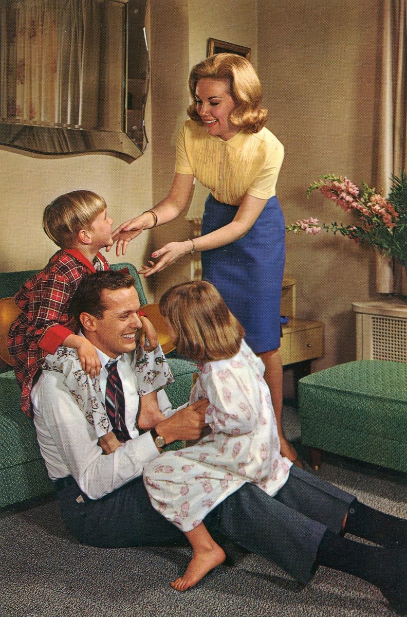 1950s Family The Direction Of Dinner: As Family Dynamics Change,