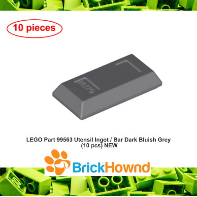 LEGO 99563 Utensil Ingot / Bar Dark Bluish Grey (10pcs) NEW | eBay ...