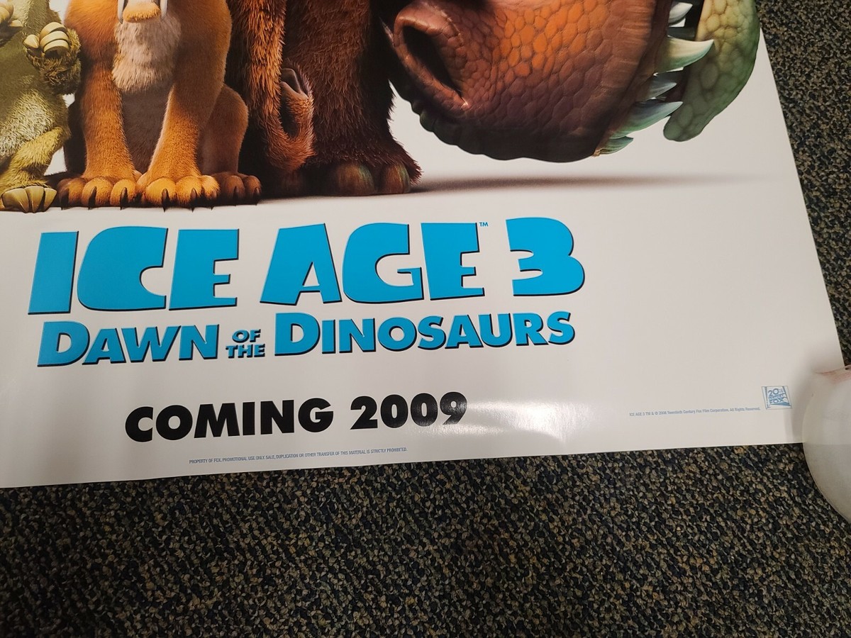 Filmplakat Istid 3 Dawn Of The Dinosaurs