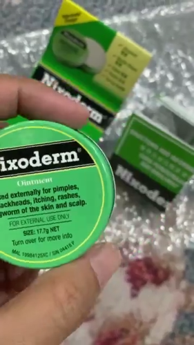 NIXODERM Skin Ointment Acne Rash Itch Ringworm Relief Cream Fast Action ...