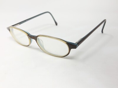 TIMEX KENMARK T313 Eyeglasses Frame Petite 48-16-135 Light Brown/Teal ...