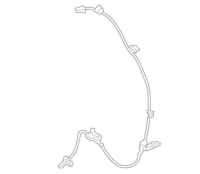 OEM 58930-AA000 ABS Wheel Speed Sensor Front/Left for Hyundai Elantra ...