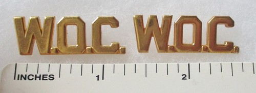 Pair 1960s Vietnam Vintage US ARMY WOC WARRANT OFFICER CANDIDATE School ...