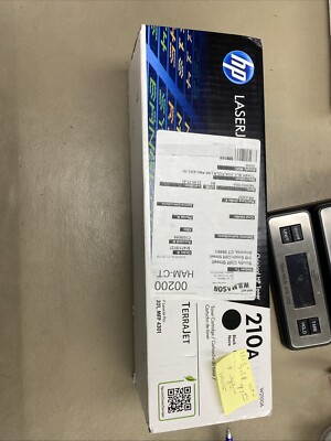 HP 210A Black Original LaserJet Toner Cartridge, ~ 2,000 pages, W2100A ...